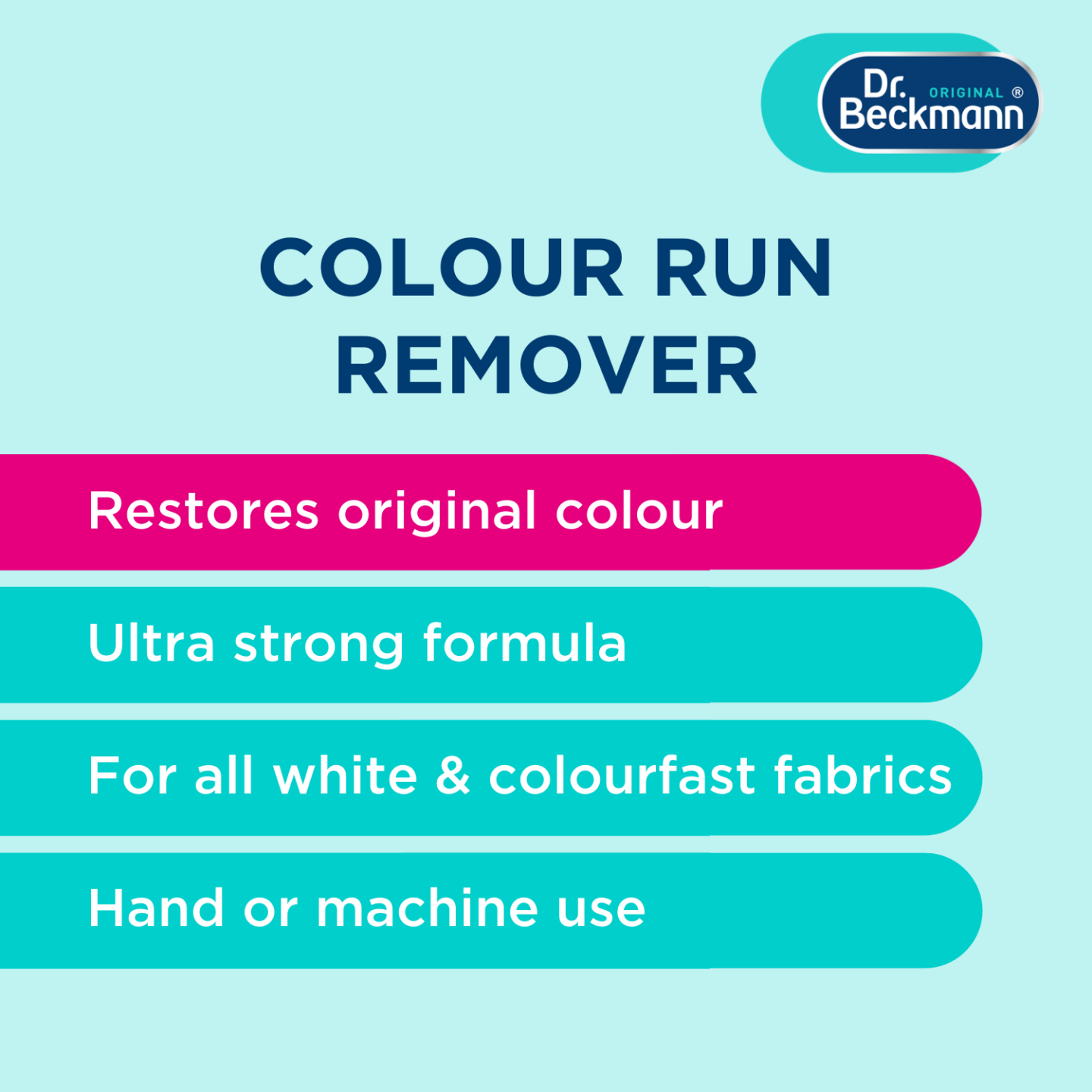 Colour Run Remover - Dr. Beckmann