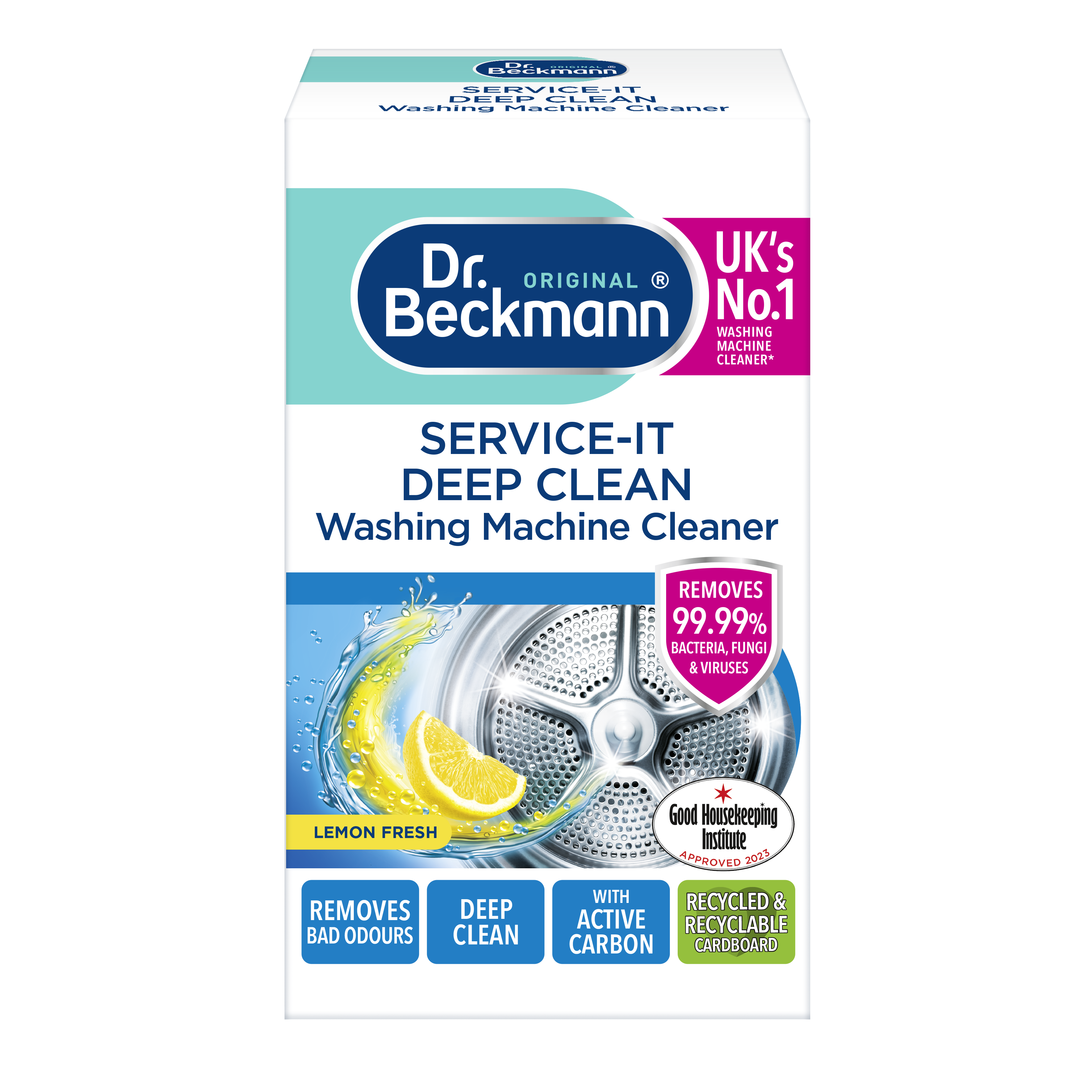 Service it Deep Clean Washing Machine Cleaner Dr. Beckmann