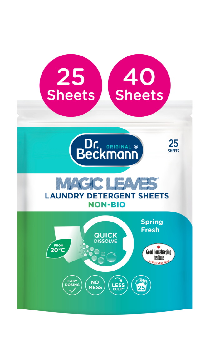 Magic Leaves Laundry Detergent Sheets BIO – Fresh Blossom - Dr. Beckmann