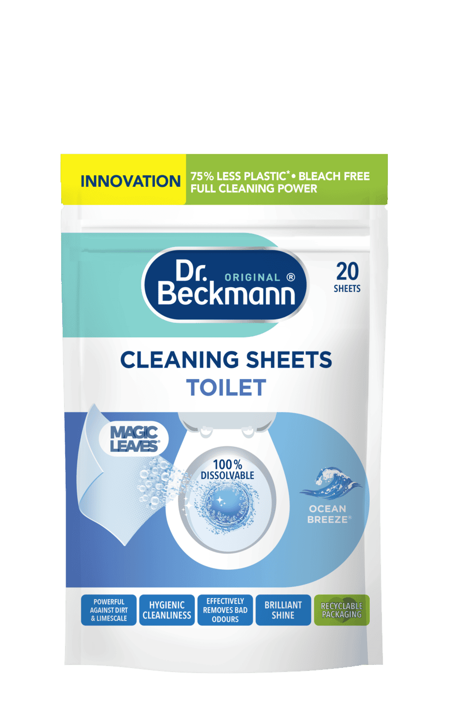 Magic Leaves Laundry Detergent Sheets BIO – Fresh Blossom - Dr. Beckmann